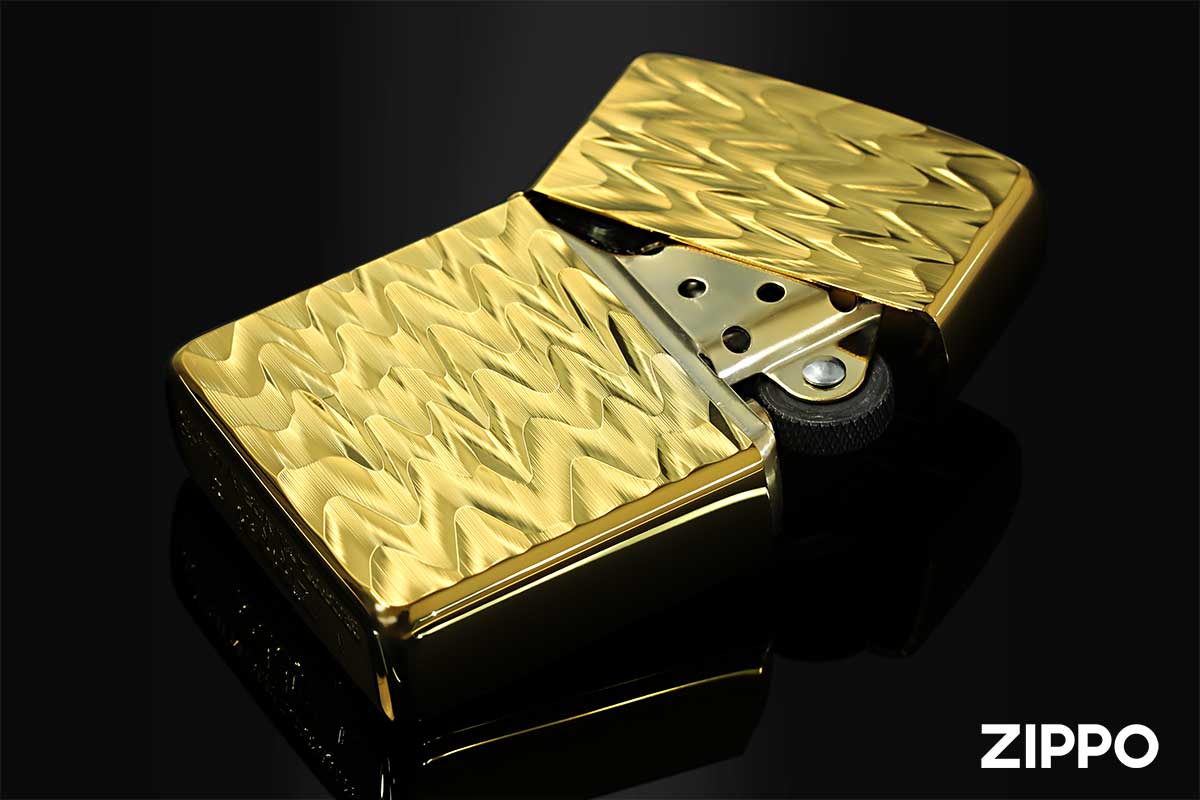 Zippo ジッポー GOLD TITANIUM PLATING 62TIG-RIP｜Zippo専門店フラミンゴ：本店